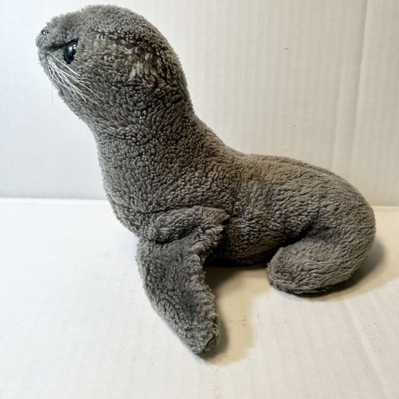 Dakin | Toys | Vintage R Dakin Gray Arctic Harp Seal Plush Stuffed ...